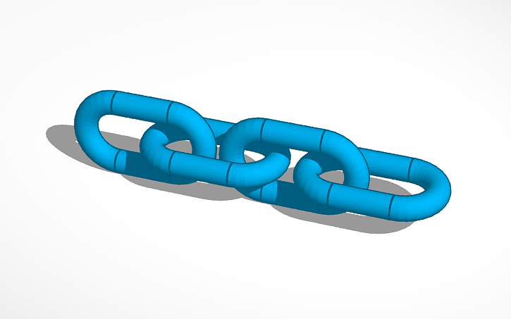 3D design Chain Concept - Tinkercad