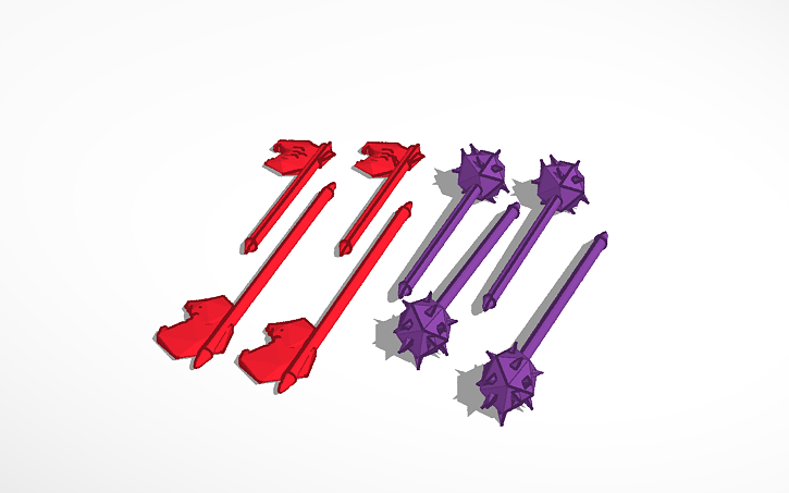 3D design transformer weapon - Tinkercad