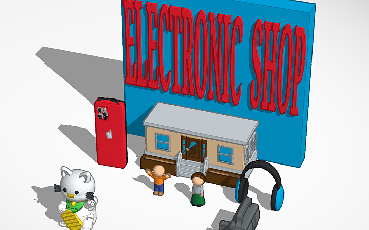 3D design Electric shop by Anay Dahiya 07 - Tinkercad