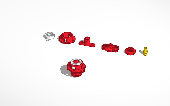 3D design Xceed Beyblade Burst Driver - Tinkercad