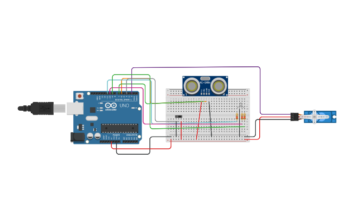 Circuit design prova arduino 28-10 | Tinkercad
