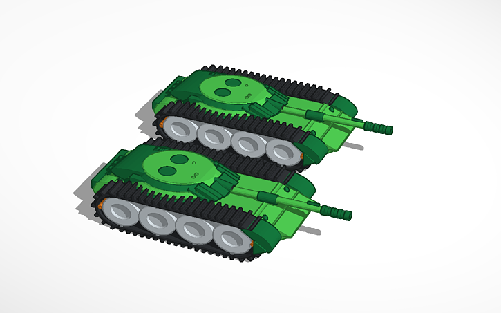3D design Tanks - Tinkercad