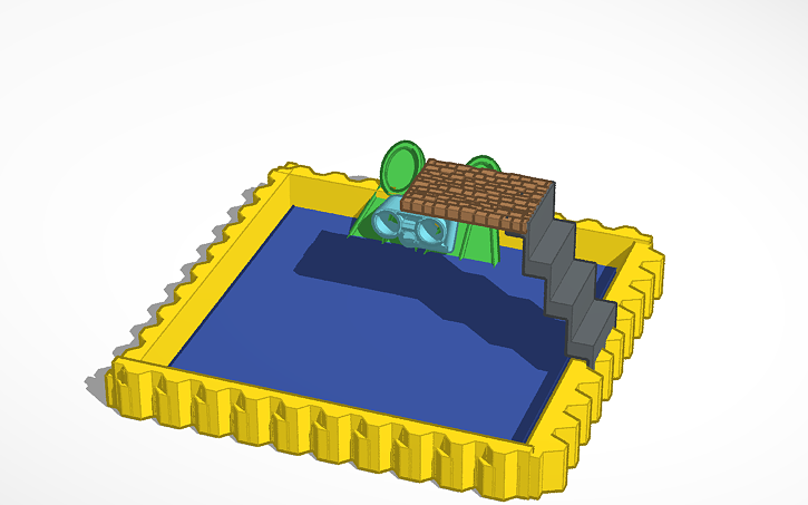 3D design pool - Tinkercad