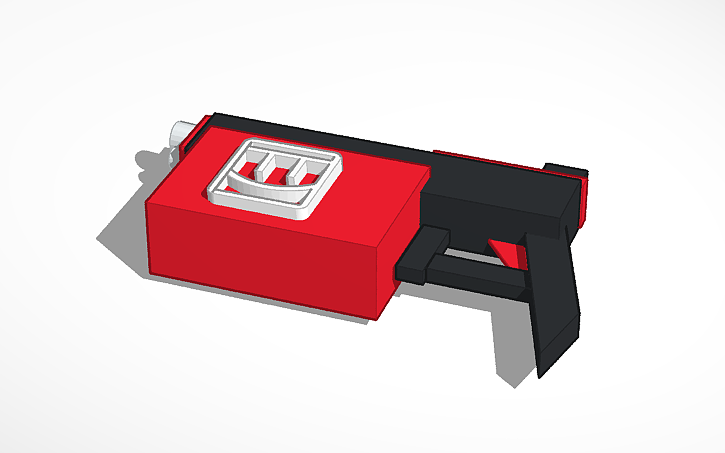3D design Rec room paintball pistol - Tinkercad