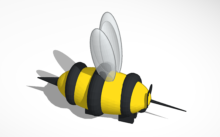 3D design bee - Tinkercad