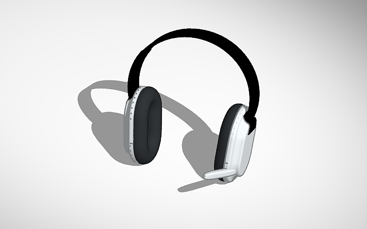 3D design Headset - Tinkercad