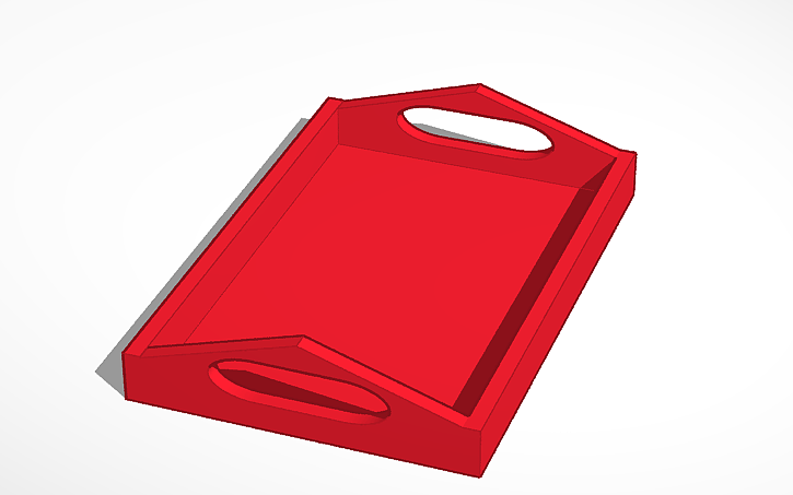 3D design Office Tray - Tinkercad