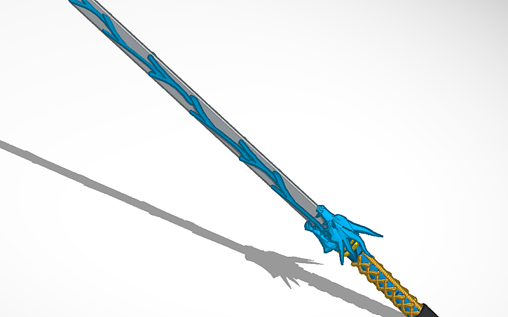 3d Design Sword Tinkercad