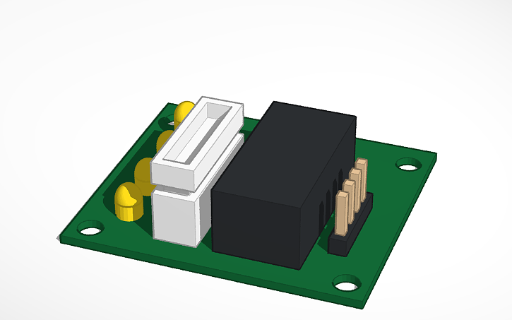 3D design Copy of Driver ULN2003 - Tinkercad