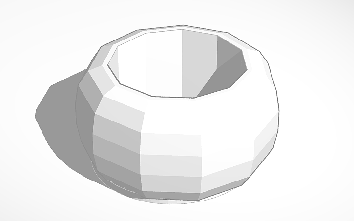 3D design Pot - Tinkercad