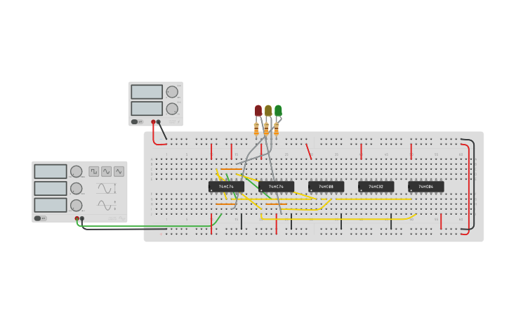 Circuit Design Mod 6 Counter Tinkercad