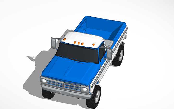 3D design ford f250 cimuns swapped - Tinkercad