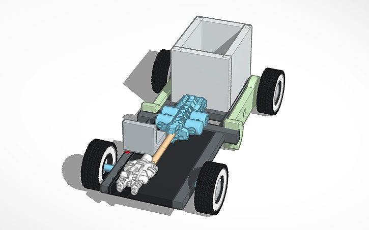 3D design Dump truck - Tinkercad