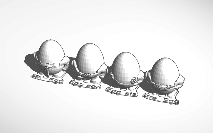 3D design Easter Egg Challenge my entrey - Tinkercad