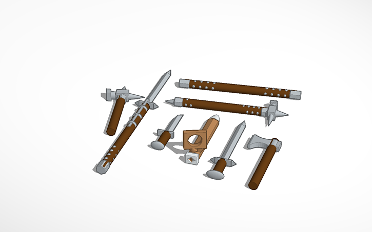 3D design Copy of lego Weapons | Tinkercad