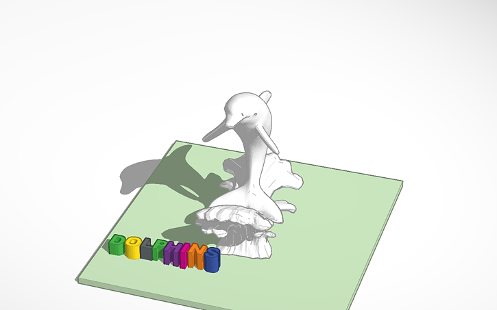 3D design Dolphin - Tinkercad