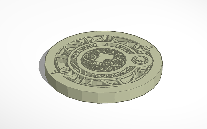 3D design Destiny 2 Dead Orbit Coaster | Tinkercad