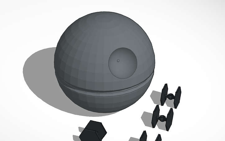 3D design Death Star - Tinkercad