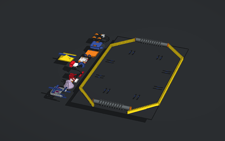 3D design Battle bots - Tinkercad