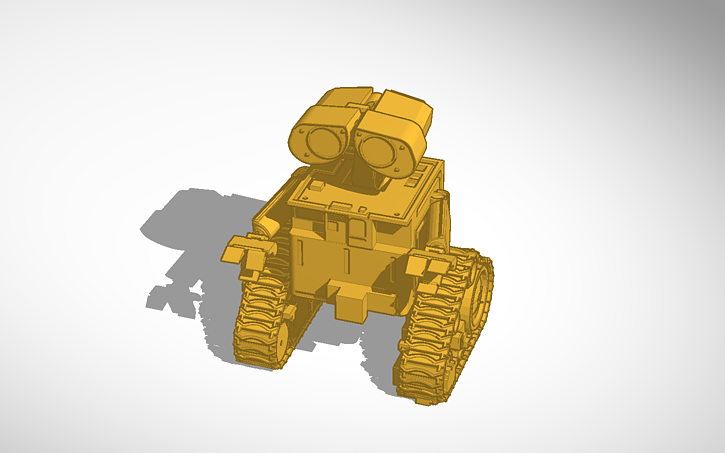 3D design WALL-E - Tinkercad