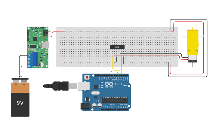 Circuit design 4.2 DC Motors Skelley C - Tinkercad