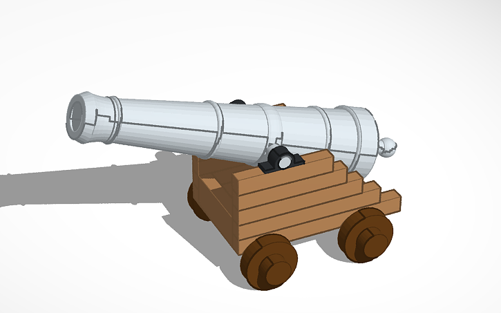 3D design Cannon - Tinkercad