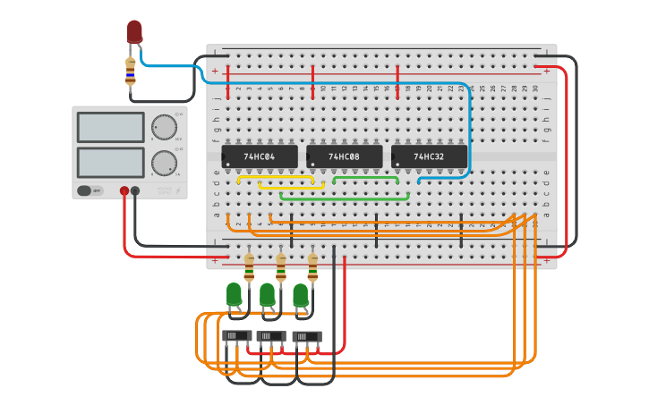 Circuit design Simplificado - Tinkercad
