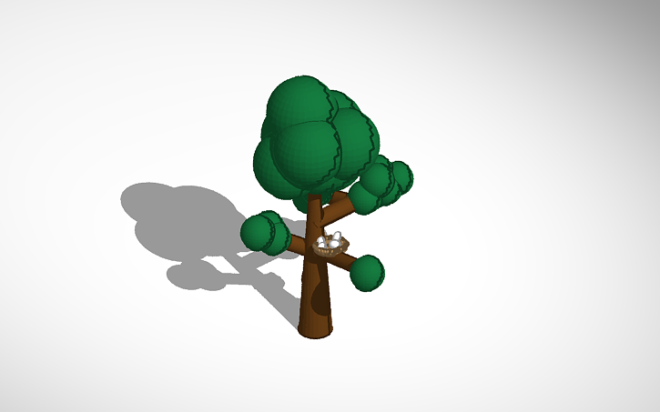 3D design WSdesign 1: tree - Tinkercad