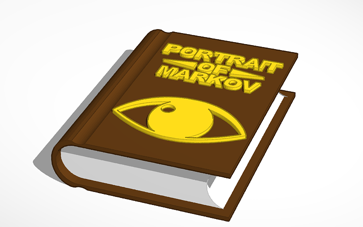 3D design DDLC - Portrait Of Markov - Keychain 5x6.6x1.6 | Tinkercad