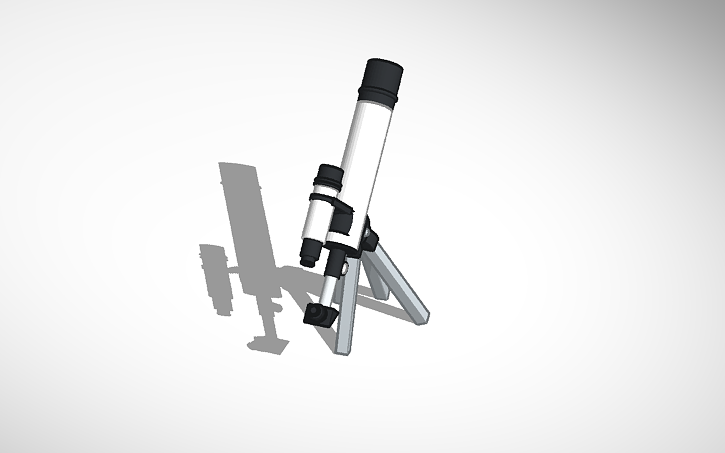 3D design Telescope - Tinkercad