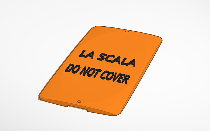 3D design Thin 1 Gang Cover - Tinkercad