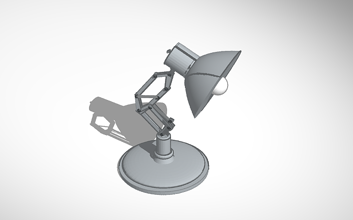 3D design Pixar lamp - Tinkercad
