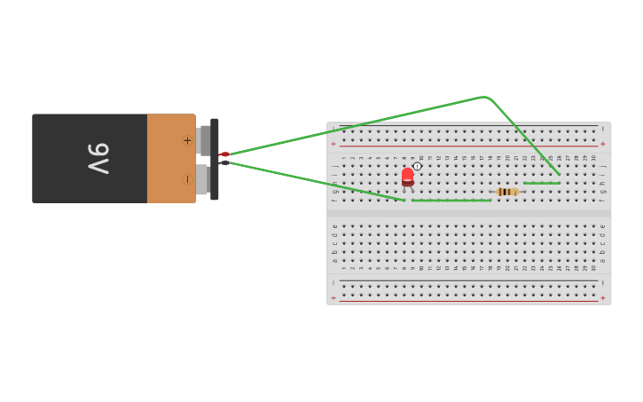 Circuit Design Led Indicador De Corriente Tinkercad