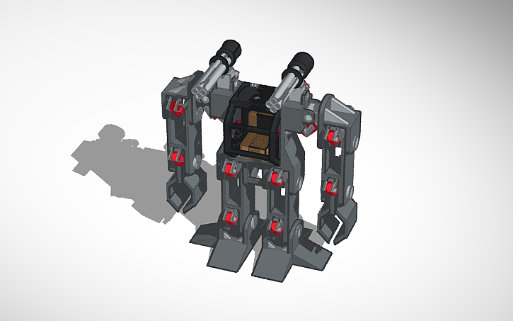 3D design BATAW-Bipedal All-Terrain Assault Walker - Tinkercad