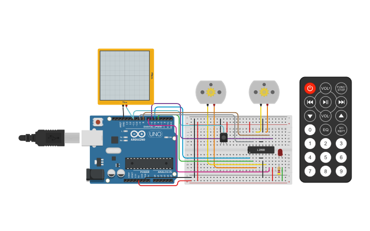 Circuit Design Copy Of Arduino Rc Robot Tinkercad 1813