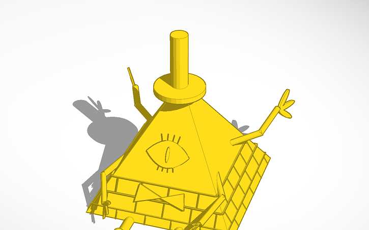 3D design Bill Cipher - Tinkercad