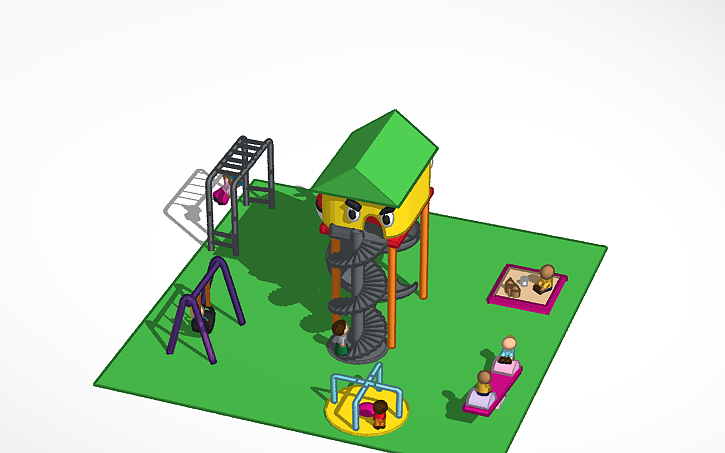 3D design Copy of playground - Tinkercad