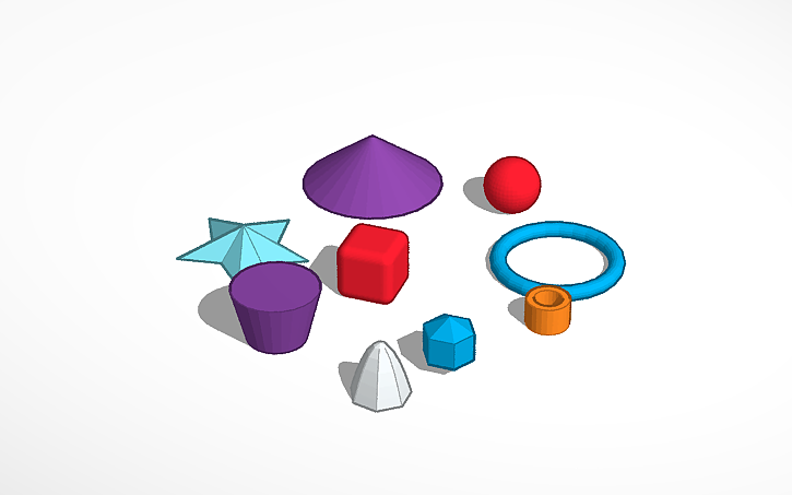 3D design shapes | Tinkercad