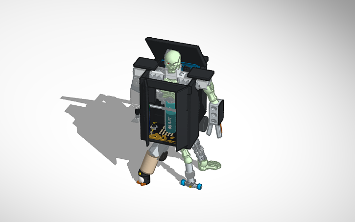 3D design Timmy the Trash can Man | Tinkercad