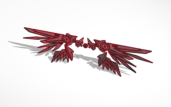 3D design Mecha Wings Hidden16 - Tinkercad
