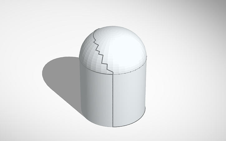 3D design ACA P-50 siren - Tinkercad