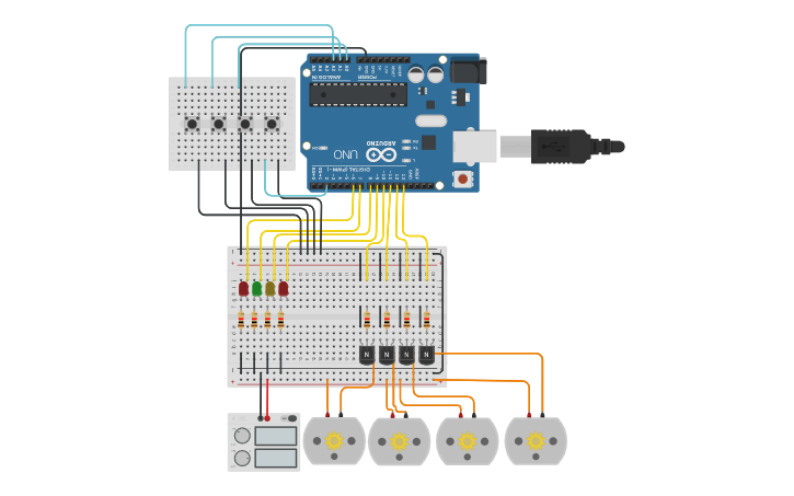 Circuit design Vending Machine (Section 51) Complete | Tinkercad