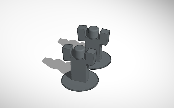 3D design statue noobs | Tinkercad
