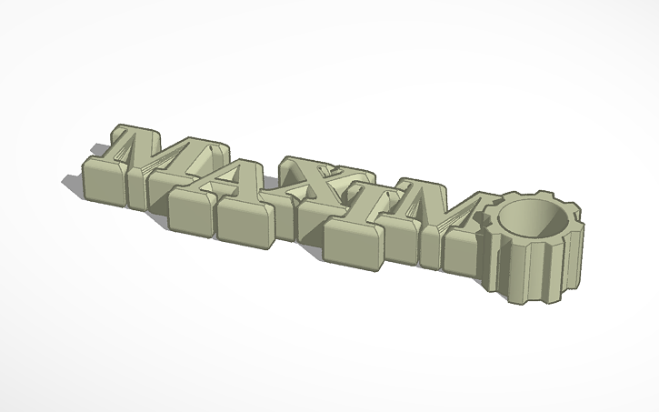 3d Design Maximo Tinkercad
