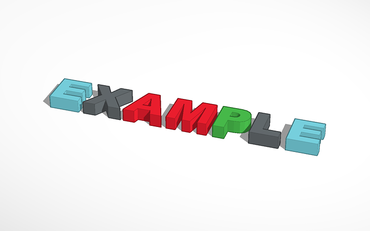 3D design Example | Tinkercad