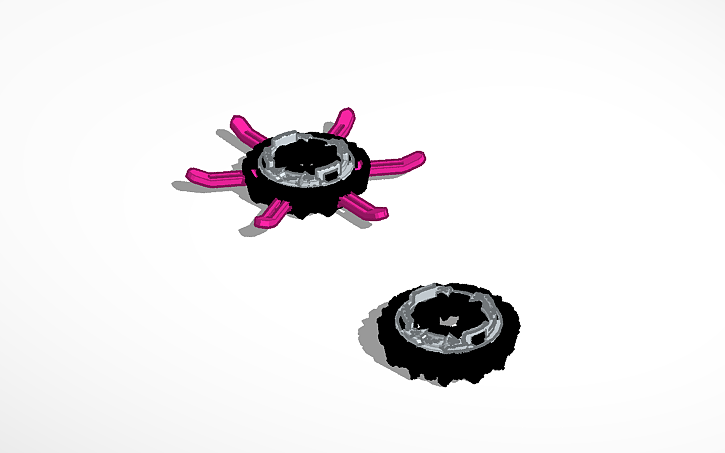 3D design 2D chassis | Tinkercad