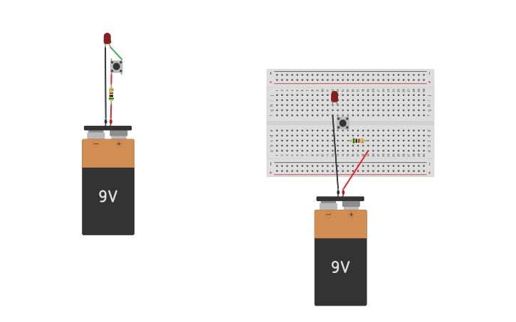 Circuit design RRR-LED-Pushbutton - Tinkercad Circuit design RRR-LED-Pushbutton - Tinkercad