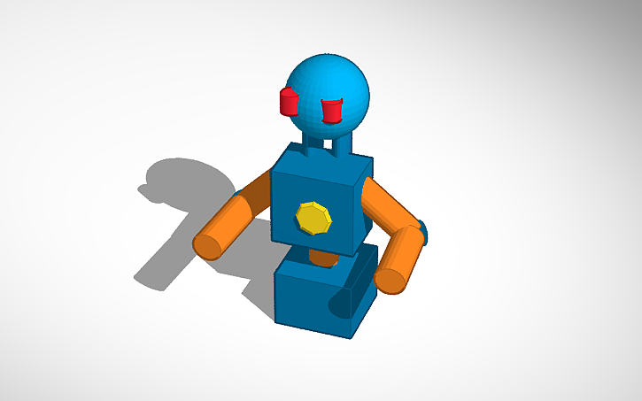 3D design Awesome Robot | Tinkercad