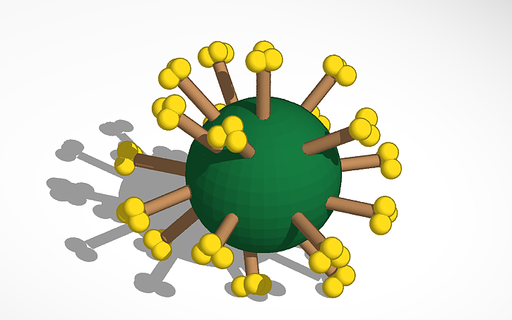 3D design coronavirus 3D | Tinkercad
