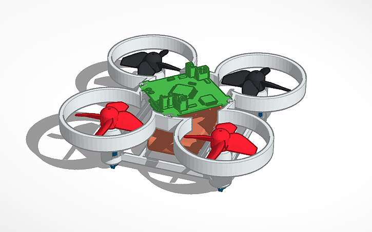 3D design Drone - Tinkercad